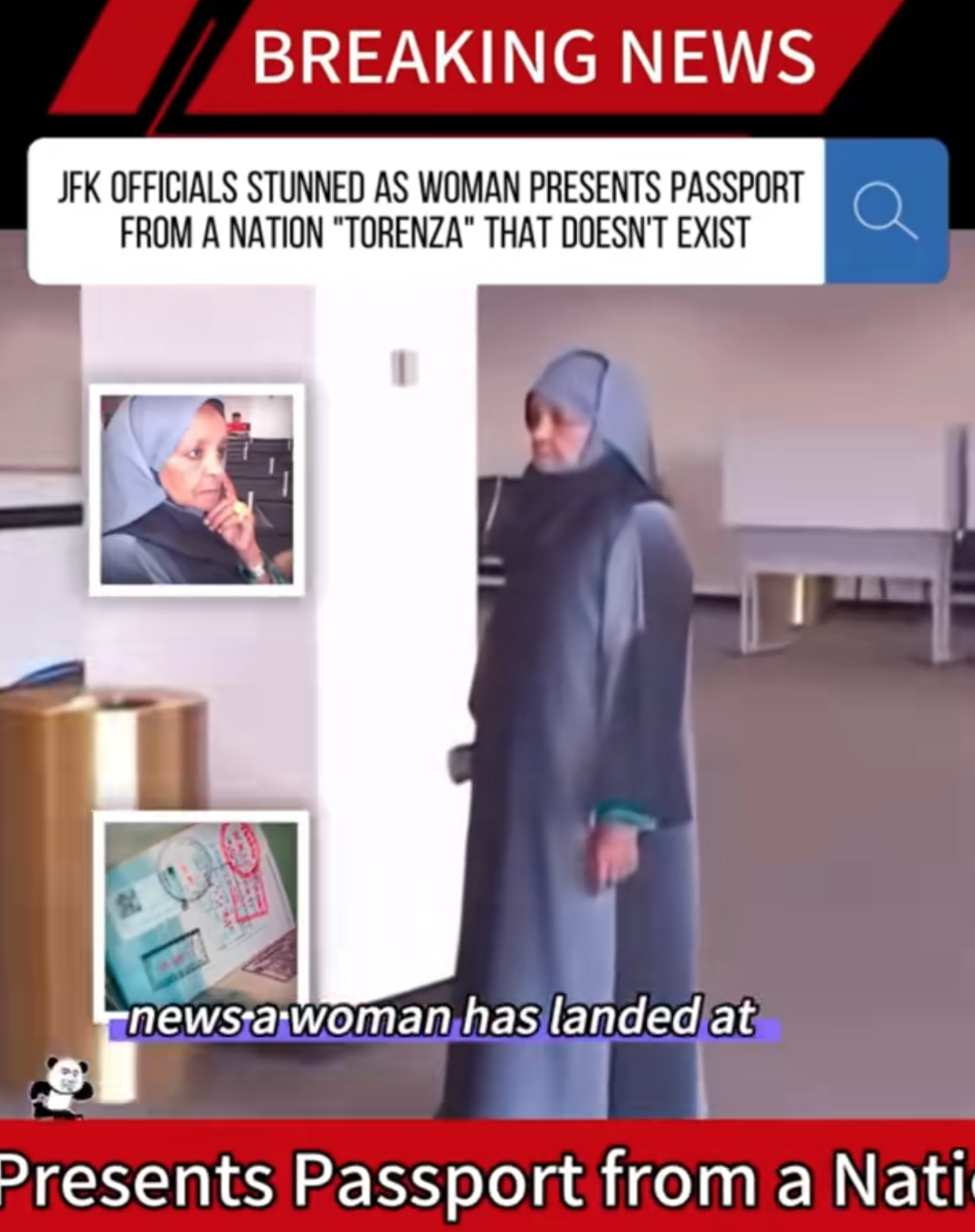 Does Torenza Country Exist? Torenza Passport At JFK Reality